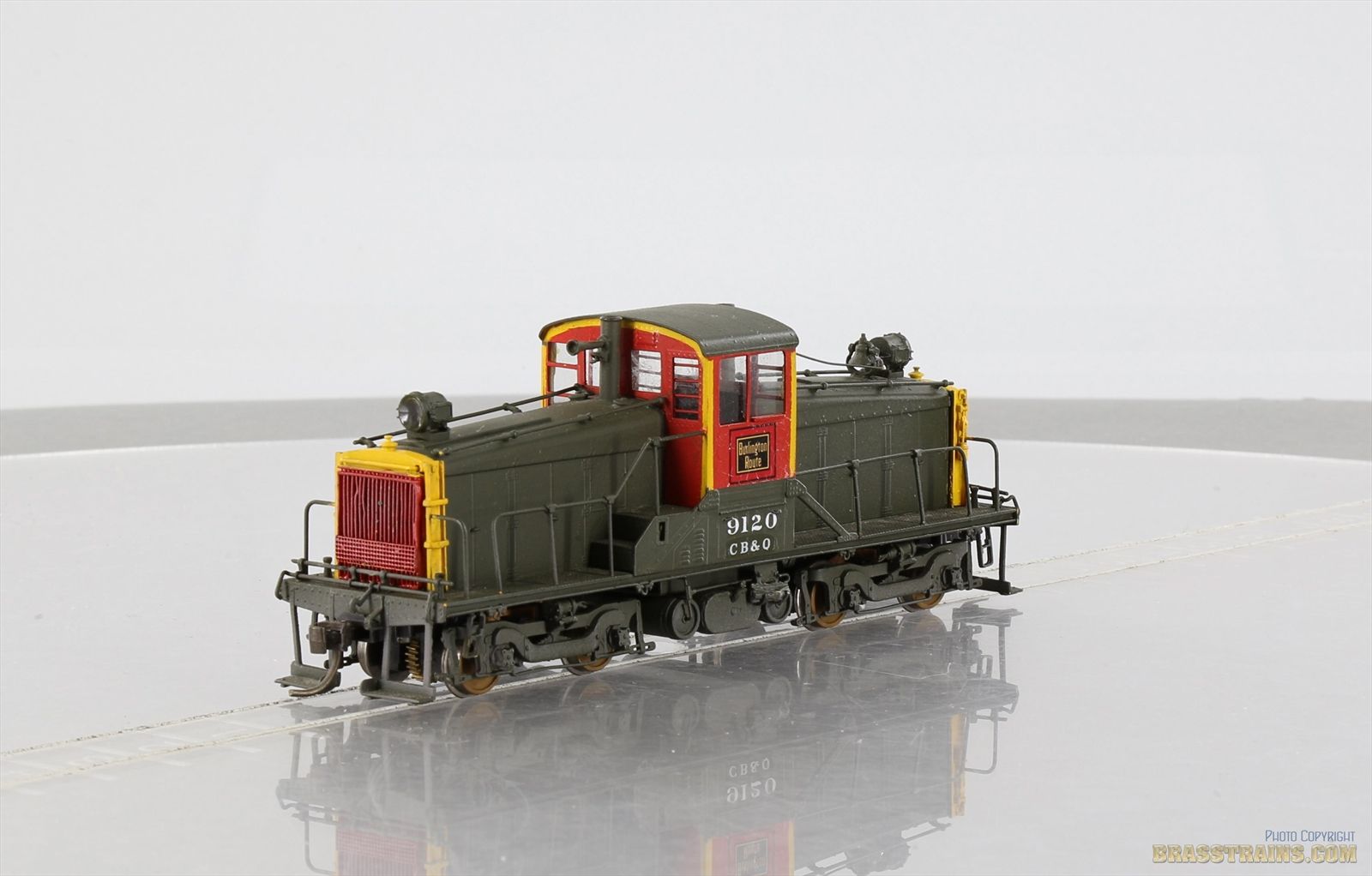 HO Brass Model Train - Oriental 0390 CB&Q Burlington MLW 65-Ton Center ...