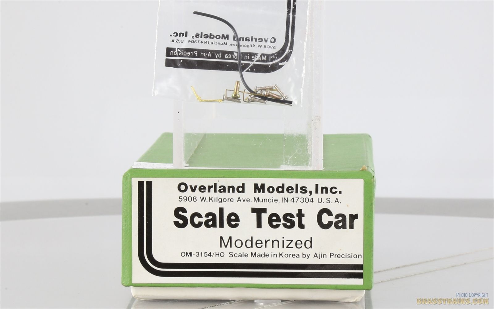 HO Scale Brass Model Train - OMI 3154 Modernized Scale Test Car - Custom