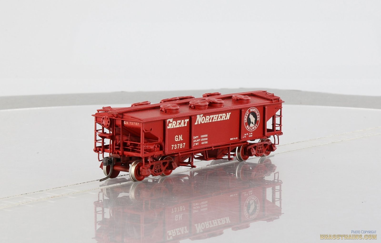 HO Brass Model- OMI 3074 GN Great Northern Zinc Concentrate Hopper ...