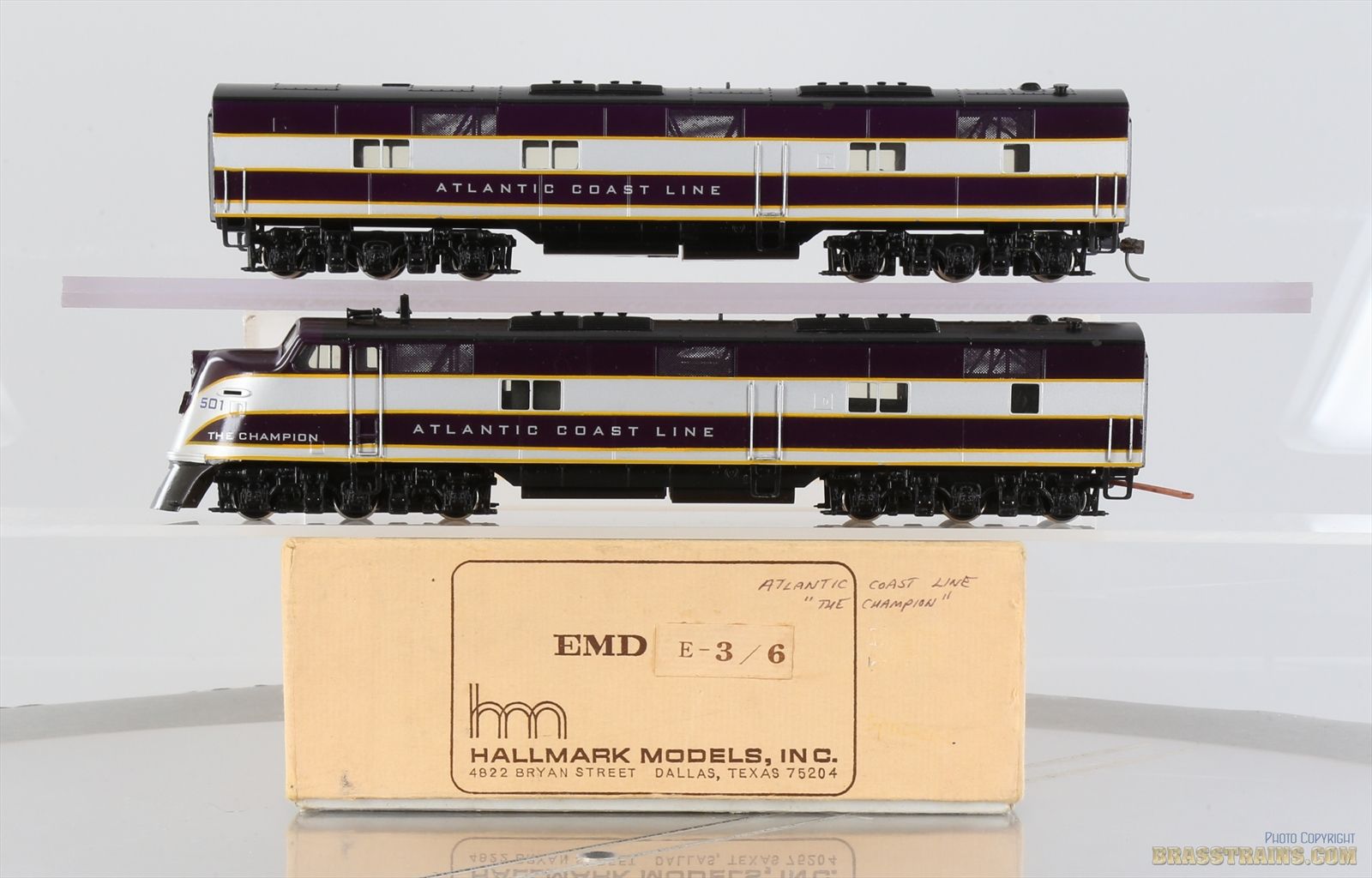 HO Brass Model - HM Hallmark E-3/6 E3 / E6 A&B Diesel Set ACL #501 - Custom