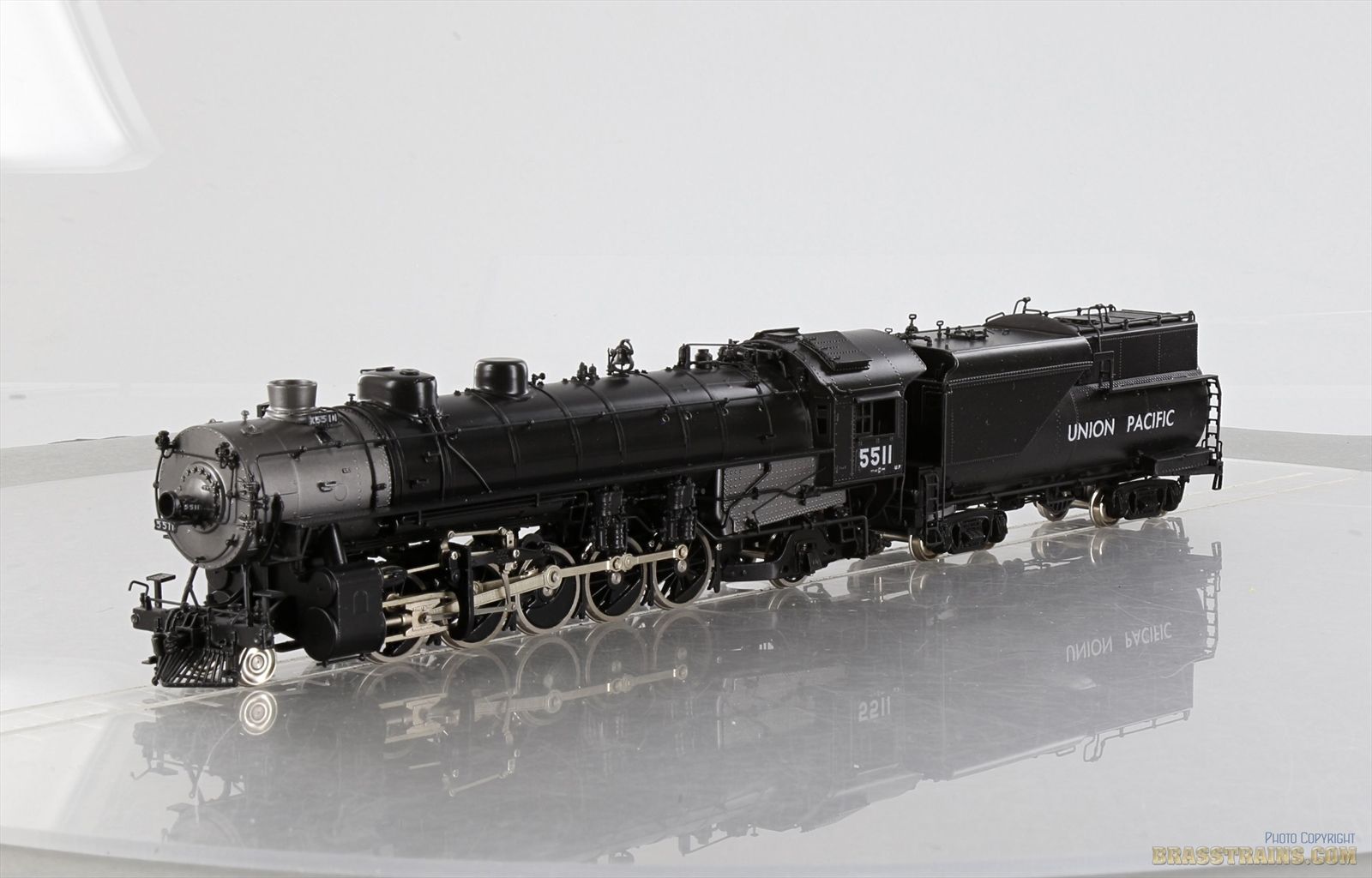 HO Brass Model- Key SKI UP Union Pacific 2-10-2 #5511 - Oil Tender - F/P