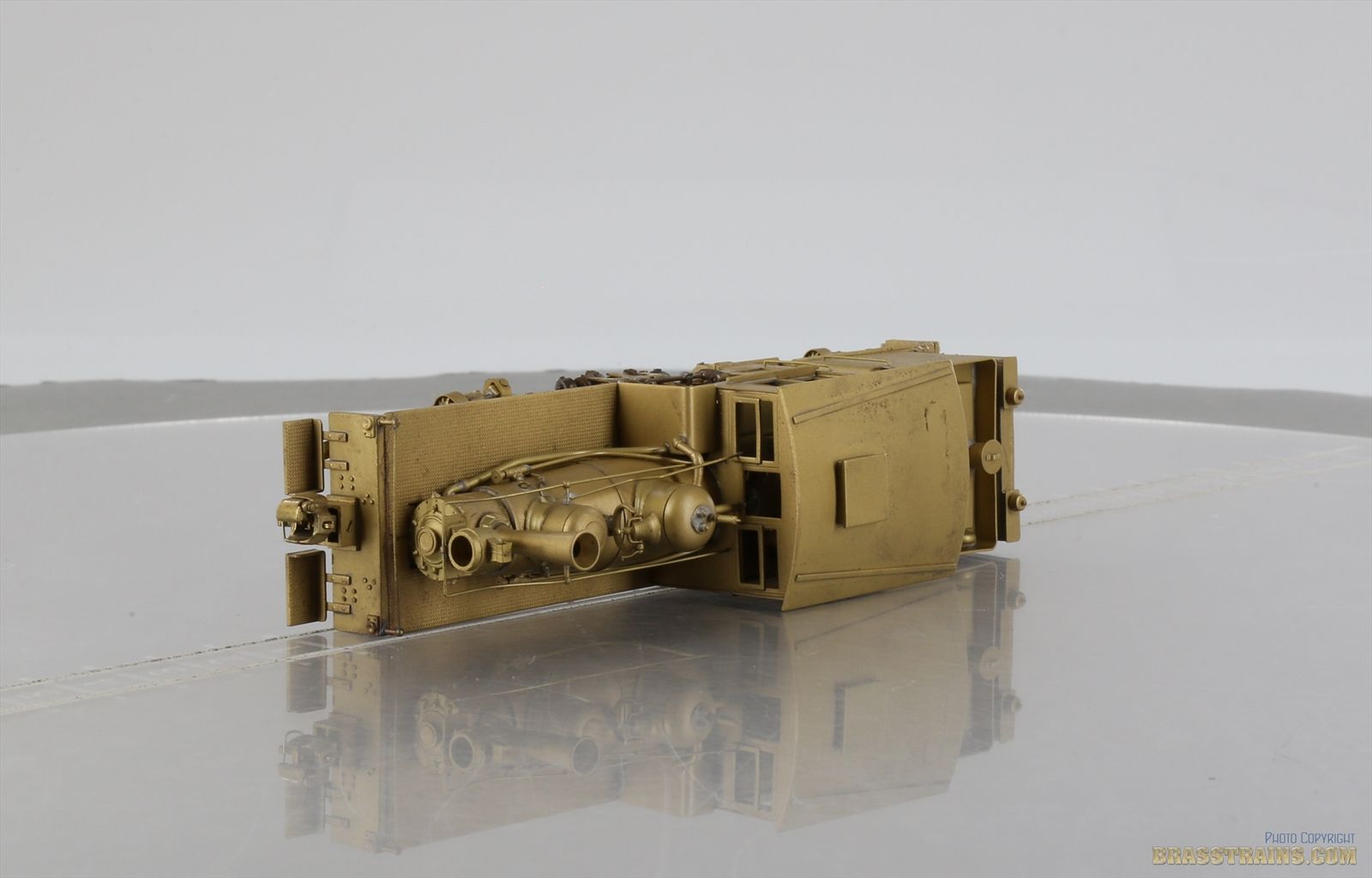 On3 Scale Brass Model Train - USH US Hobbies 13-Ton Shay KTM - Unpainted