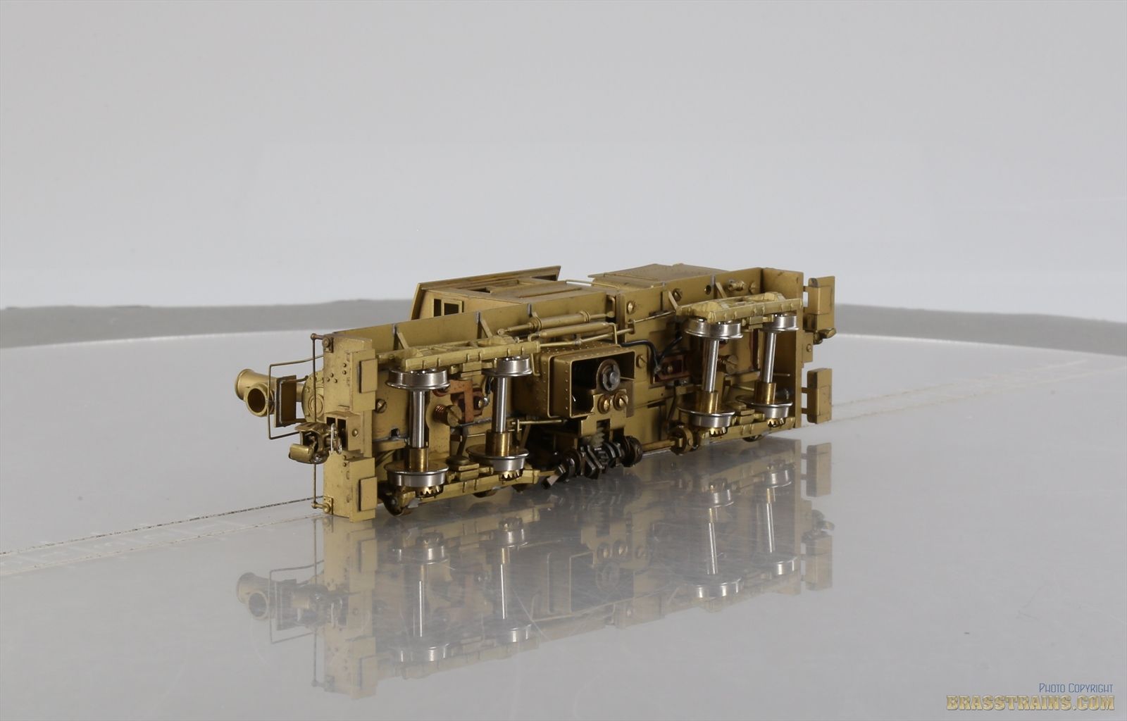 On3 Scale Brass Model Train - USH US Hobbies 13-Ton Shay KTM - Unpainted