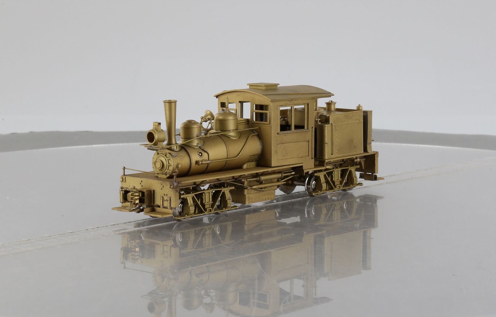 On3 Scale Brass Model Train - USH US Hobbies 13-Ton Shay KTM - Unpainted