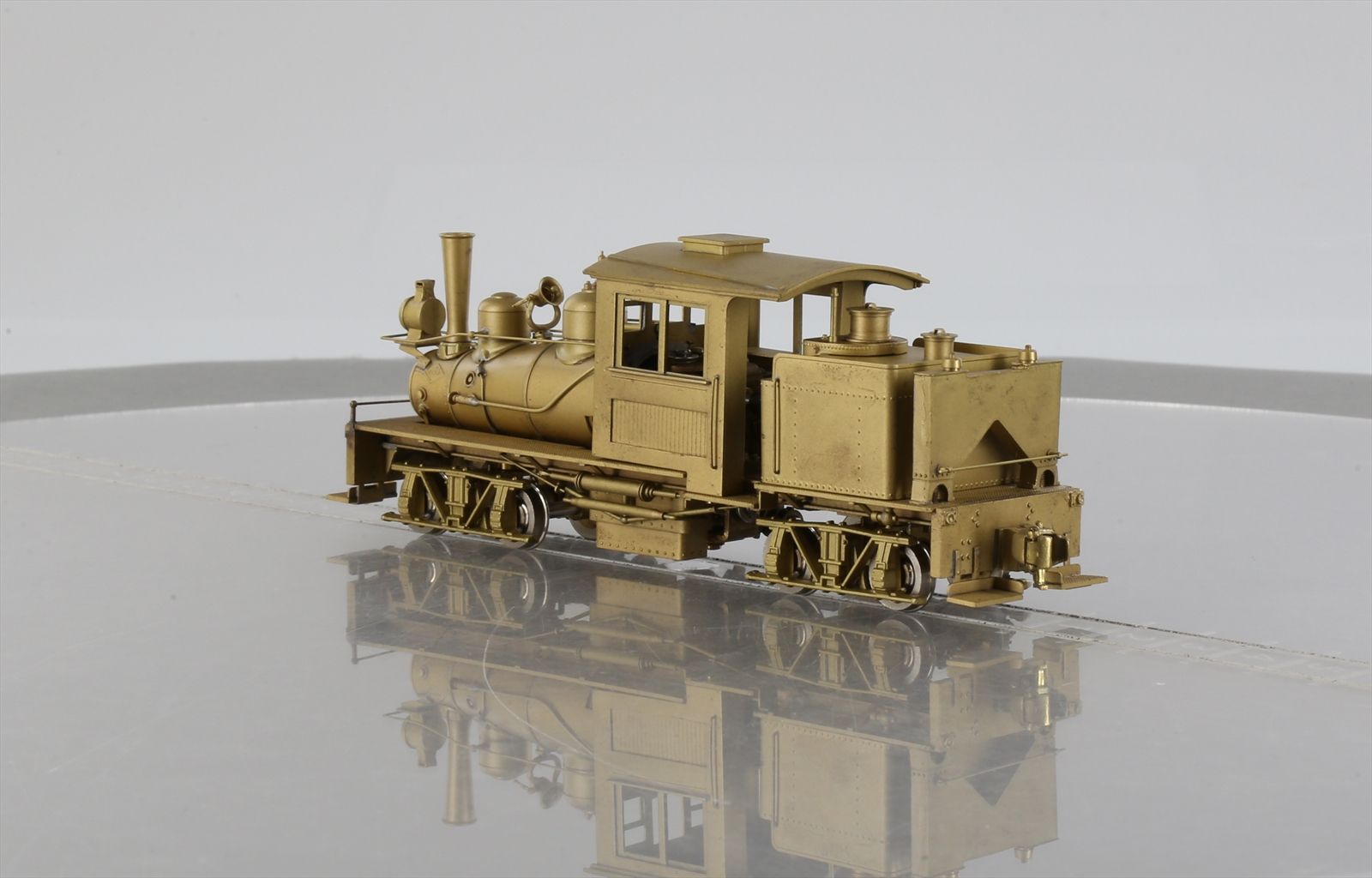 On3 Scale Brass Model Train - USH US Hobbies 13-Ton Shay KTM - Unpainted