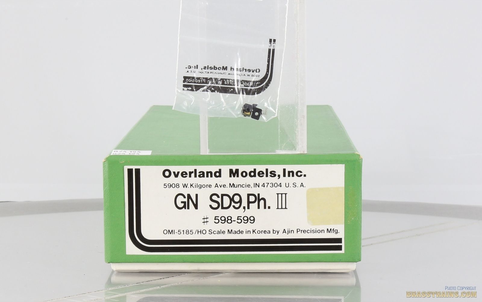 HO Brass Model - OMI 5185 GN Great Northern SD9 Phase 3 #598 - Custom