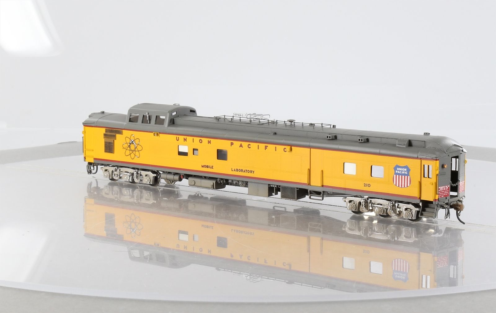 HO Brass Model - OMI 1342 UP Dynamometer Car #210 Modernized Version ...