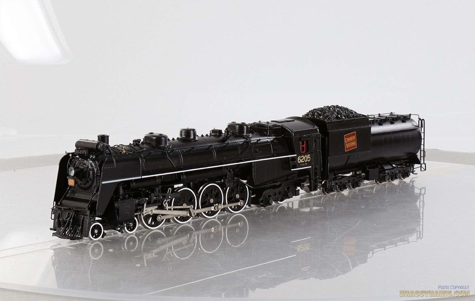 HO Brass Model - VH Van Hobbies CNR Canadian National U2g 4-8-4 #6205 - F/P
