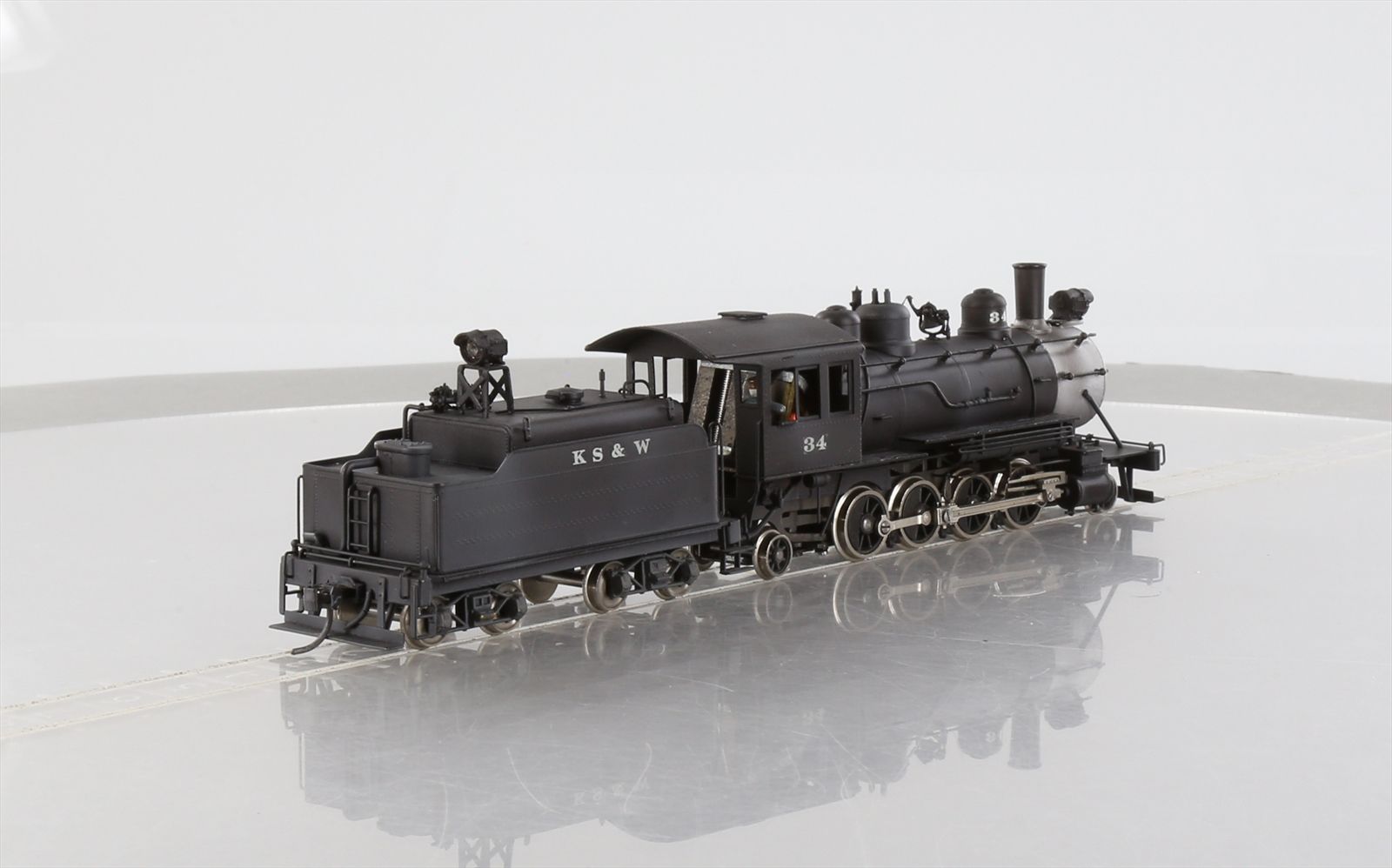 HO Brass Model - NWSL Toby Baldwin 2-8-2 70-Ton Logging Mikado KS&W #34 ...