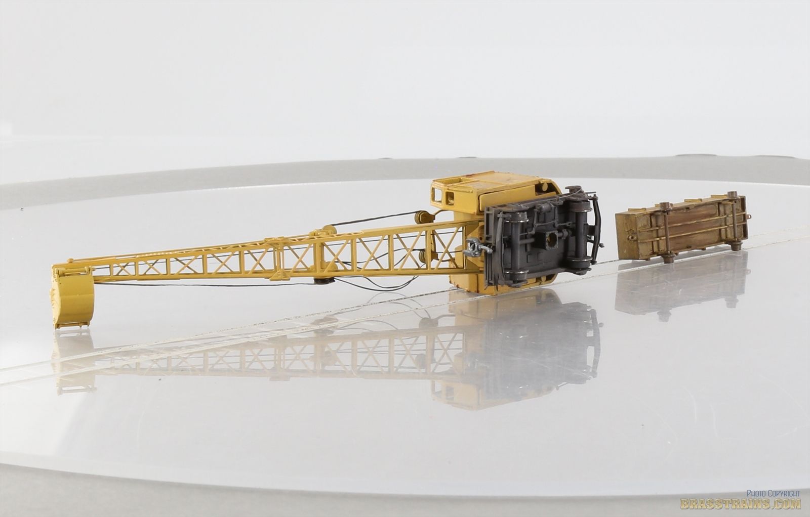 HO Brass Model - OMI 1316 Model 40 Burro Crane w/ Tool Car AT&SF Santa ...