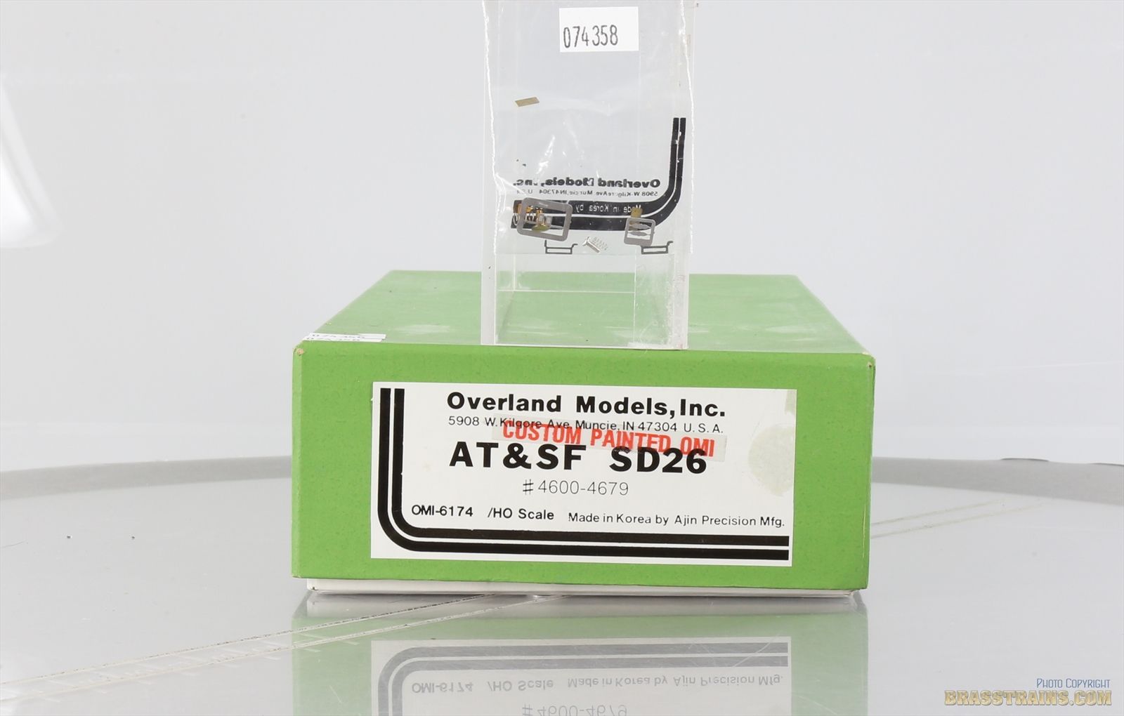 HO Brass Model - OMI 6174.1 AT&SF Santa Fe EMD SD26 #4600 - F/P