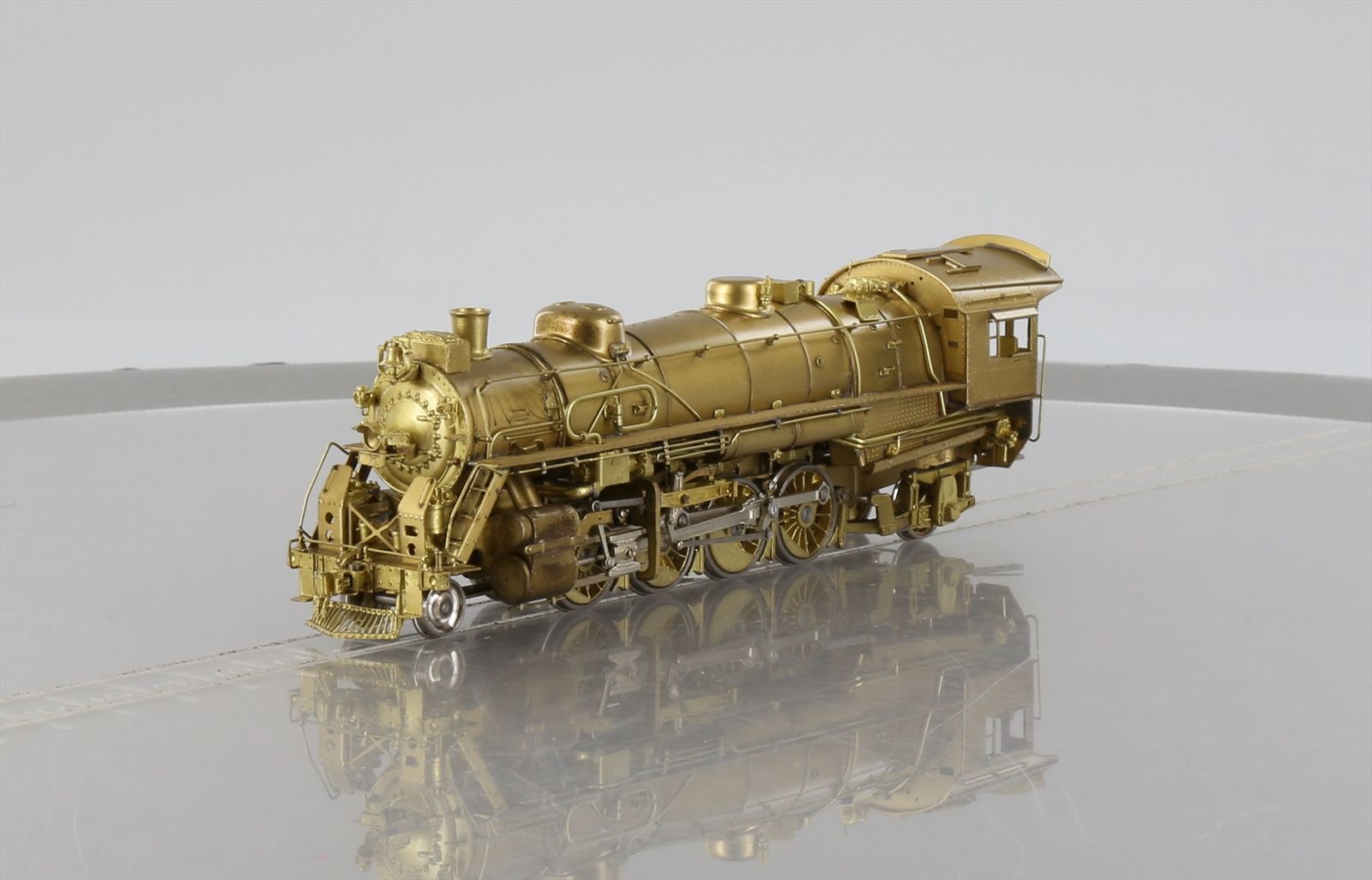 HO Brass Model - Key NKP Nickel Plate 2-8-2 H-6A Mikado #586 - Unpainted