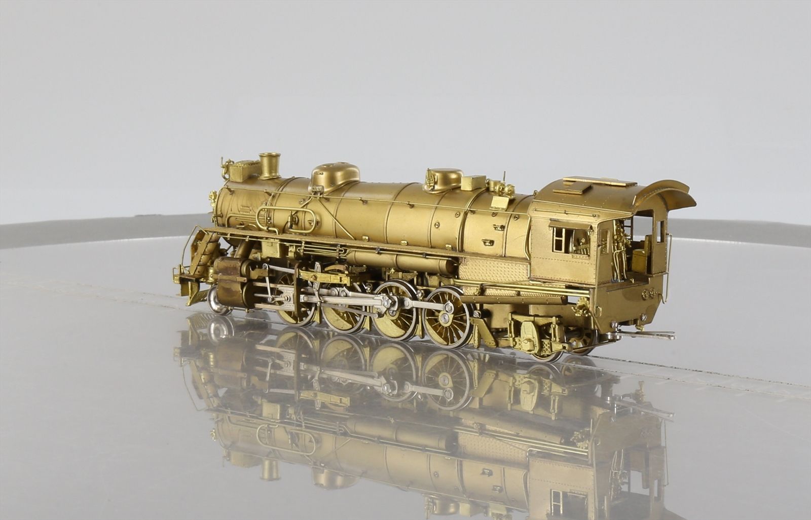 HO Brass Model - Key NKP Nickel Plate 2-8-2 H-6A Mikado #586 - Unpainted