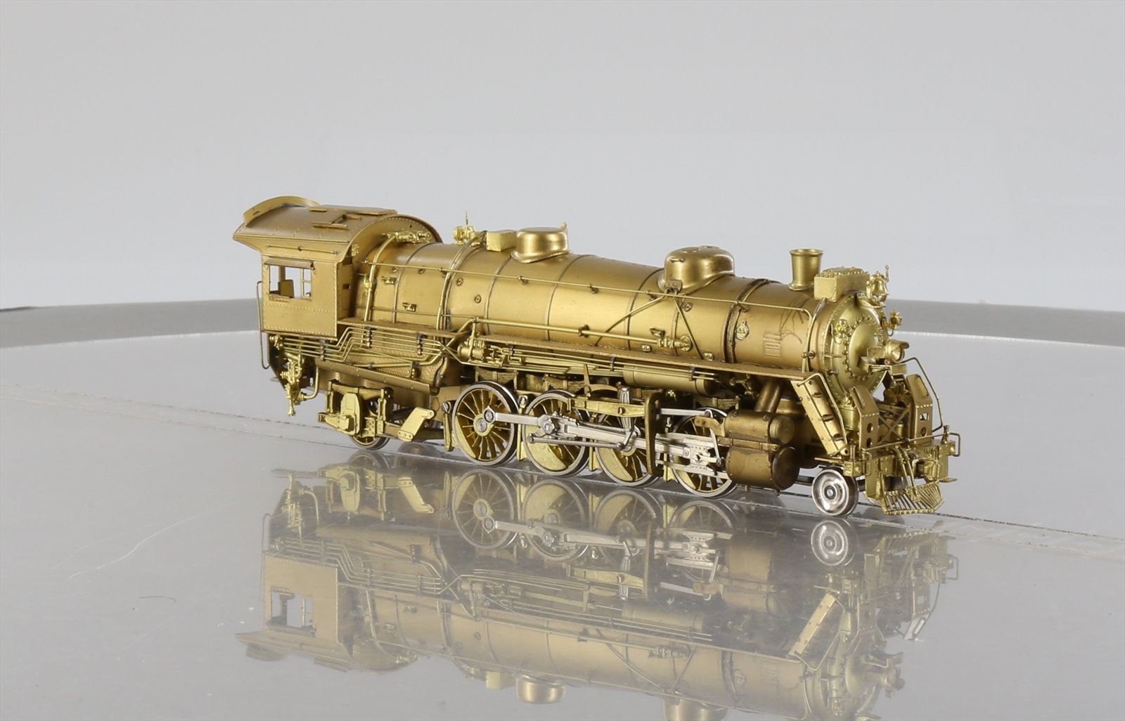 HO Brass Model - Key NKP Nickel Plate 2-8-2 H-6A Mikado #586 - Unpainted