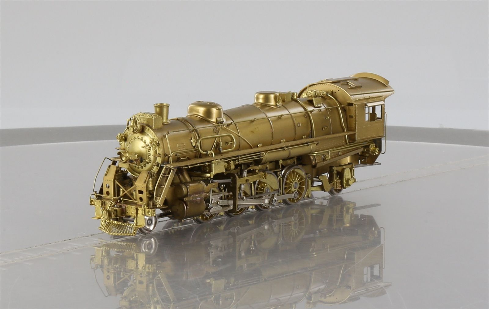HO Brass Model - Key NKP Nickel Plate 2-8-2 H-6A Mikado #586 - Unpainted