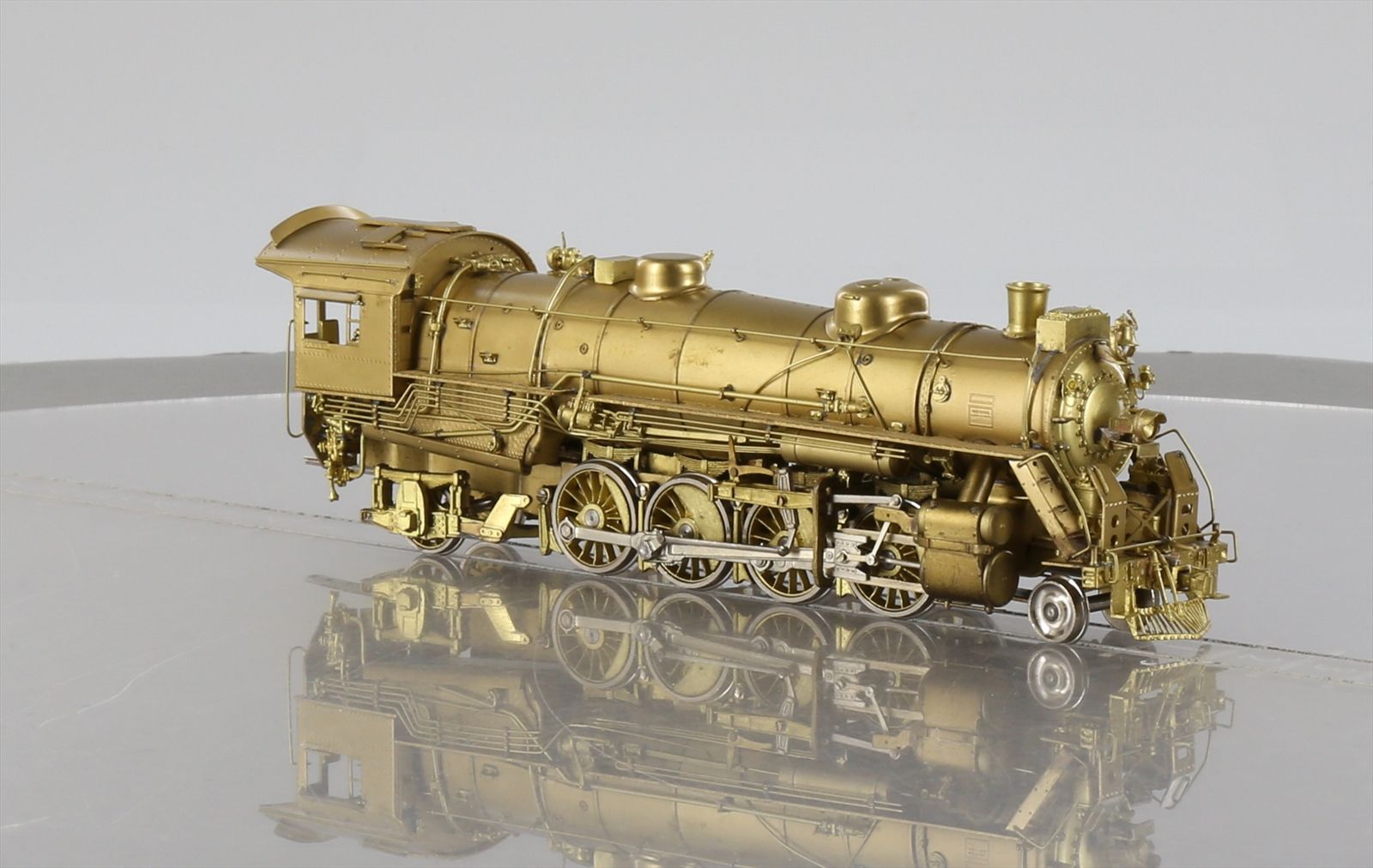 HO Brass Model - Key NKP Nickel Plate 2-8-2 H-6A Mikado #586 - Unpainted