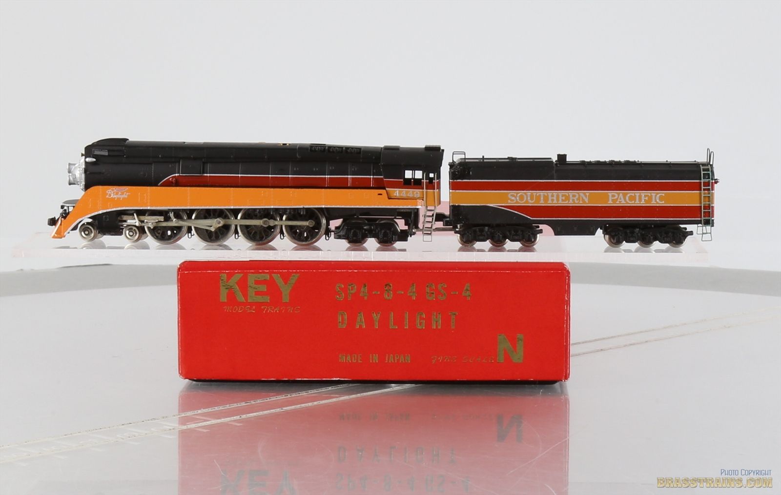 N Scale Brass Model - Key SP Southern Pacific Daylight 4-8-4 GS-4 #4429 ...