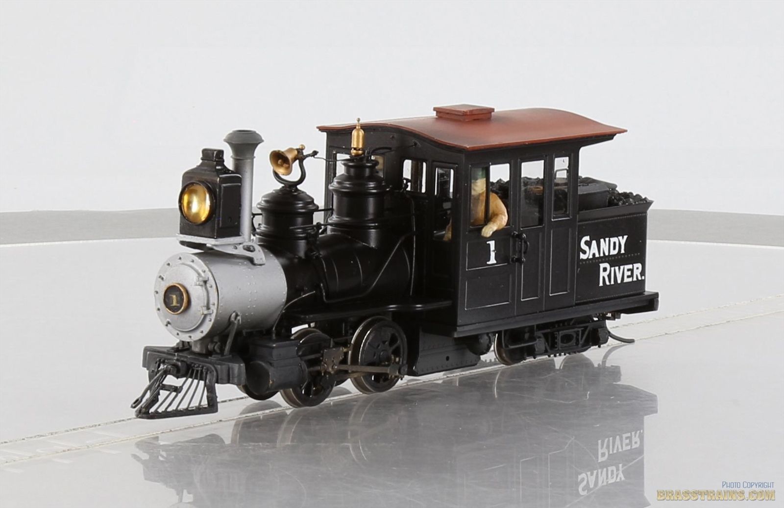 On2 Brass Model - P&S Putnam & Stowe Scale Models Sandy River 0-4-4T #1 ...