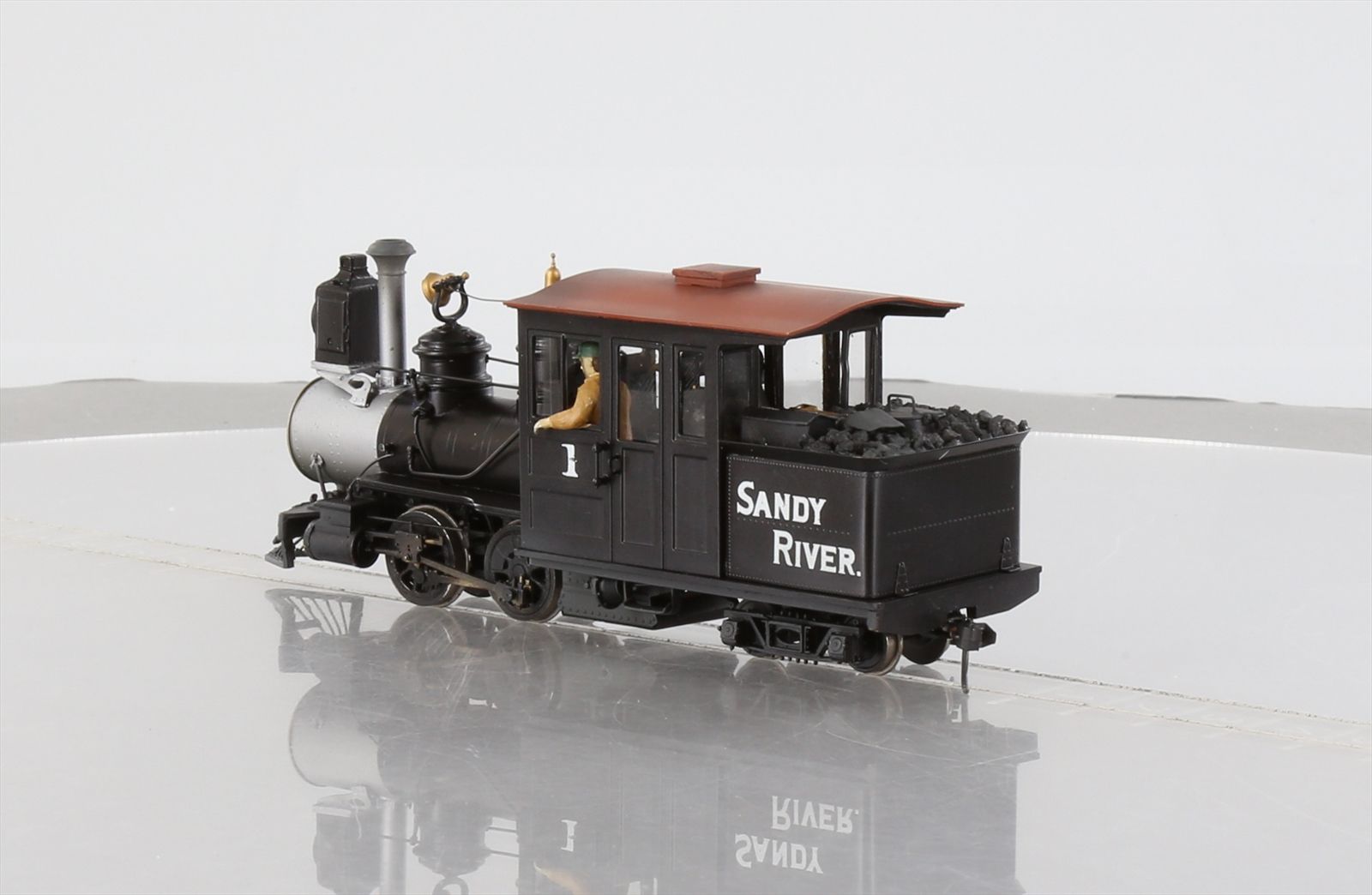 On2 Brass Model - P&S Putnam & Stowe Scale Models Sandy River 0-4-4T #1 ...
