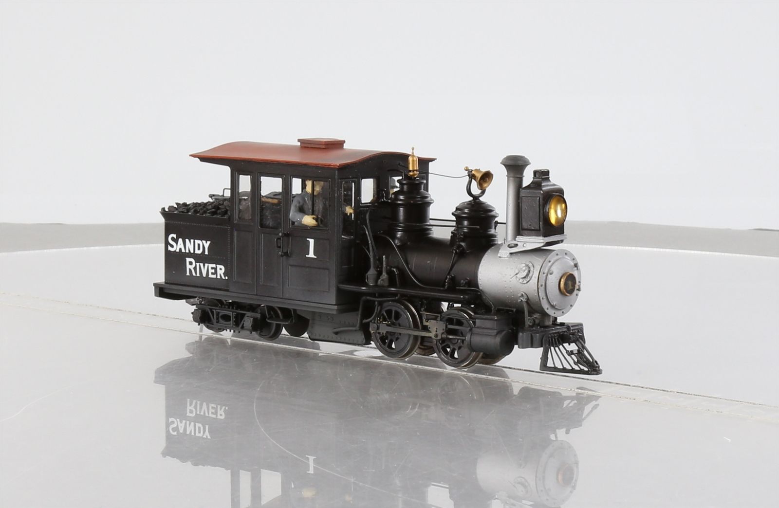 On2 Brass Model - P&S Putnam & Stowe Scale Models Sandy River 0-4-4T #1 ...