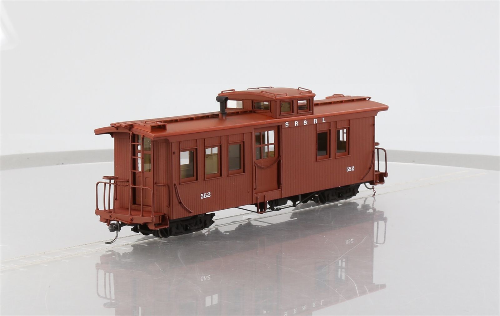 On2 Brass Model - NJCB 631-02 Sandy River & Rangeley Lakes Caboose #552 - Nice Paint