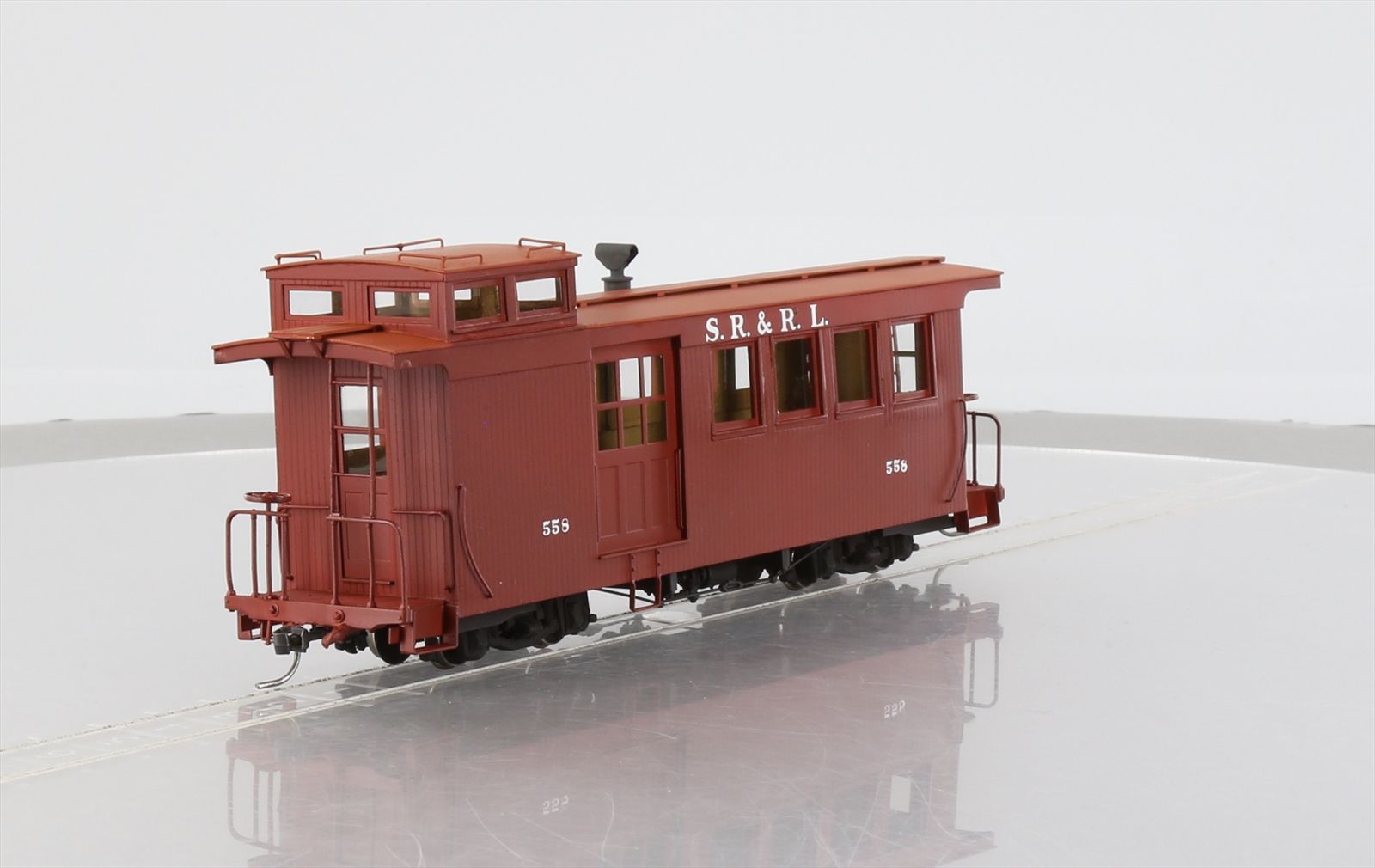 On2 Brass Model - NJCB 631-02 Sandy River & Rangeley Lakes Caboose #558 ...