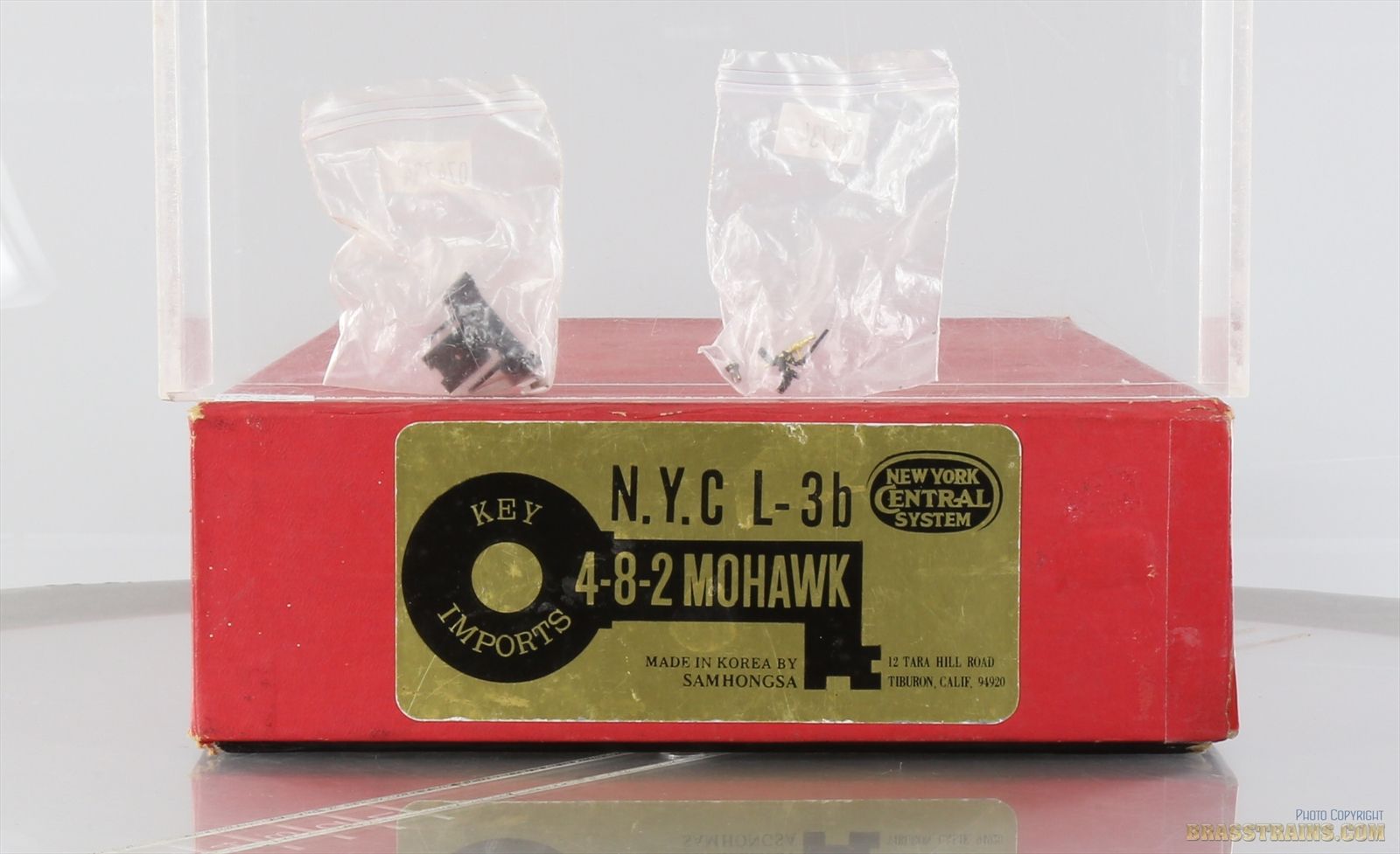 HO Brass Model - Key NYC New York Central 4-8-2 L-3b Mohawk #3037 ...