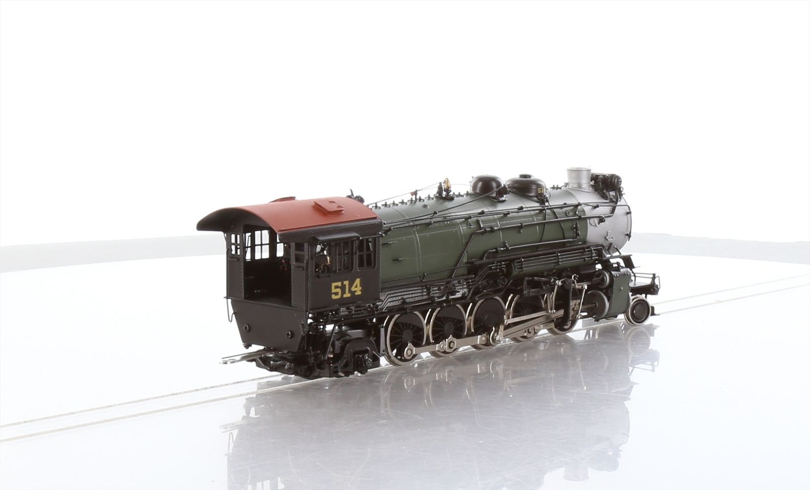HO Brass Model - Pecos River PRB T&P Texas & Pacific 2-10-2 G-1b #514 ...