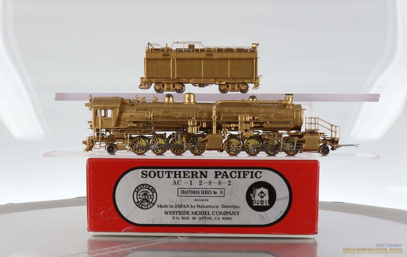 HO Brass WMC Westside Model Co. SP Southern Pacific AC-1 2-8-8-2 Cab ...