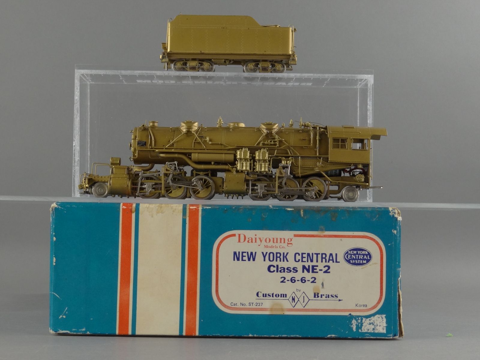 HO Brass Model - NJCB ST-237 NYC New York Central 2-6-6-2 NE-2 - Unpainted