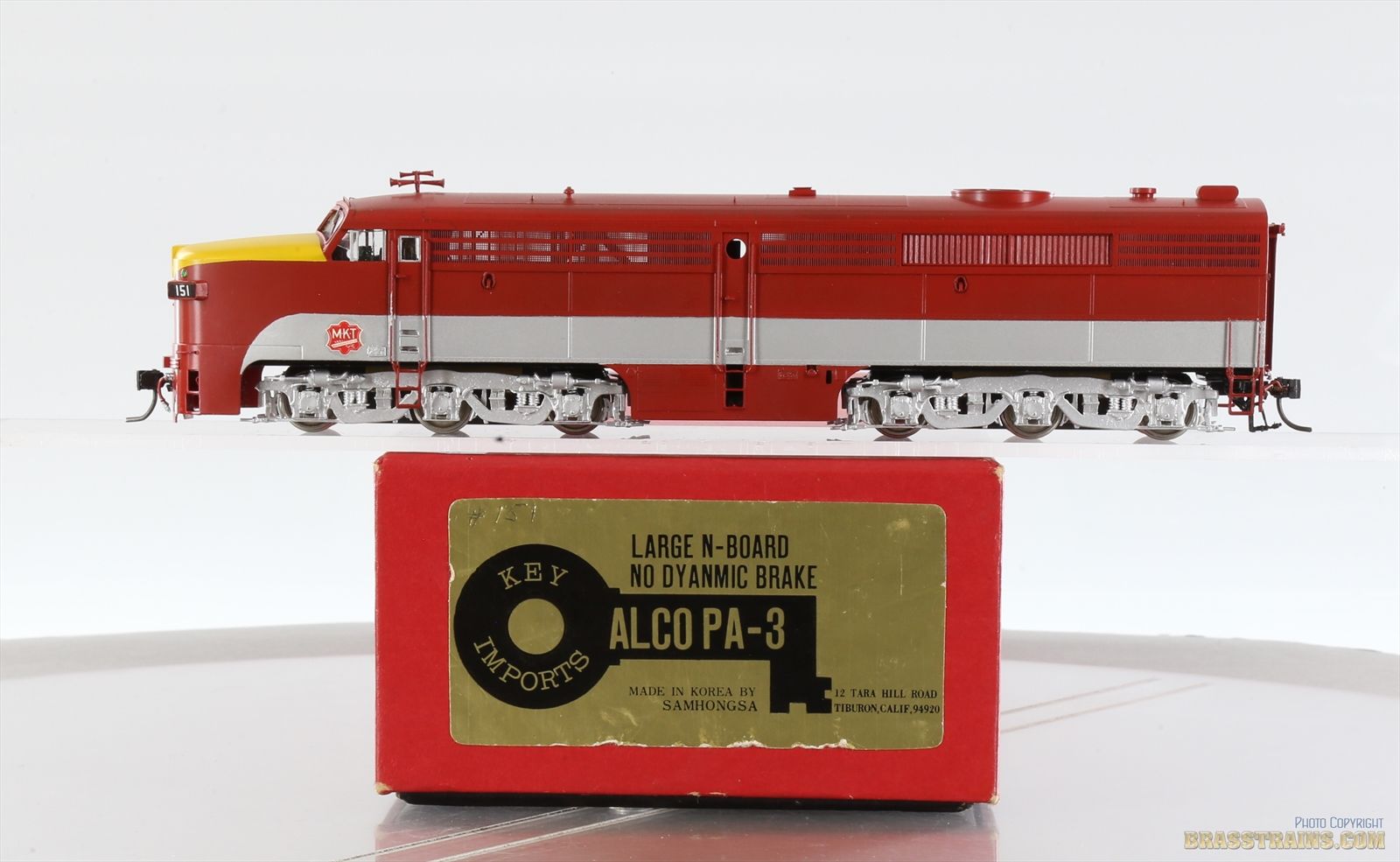 HO Brass Model - Key ALCO PA-3 MKT Missouri Kansas Texas #151 A-Unit ...