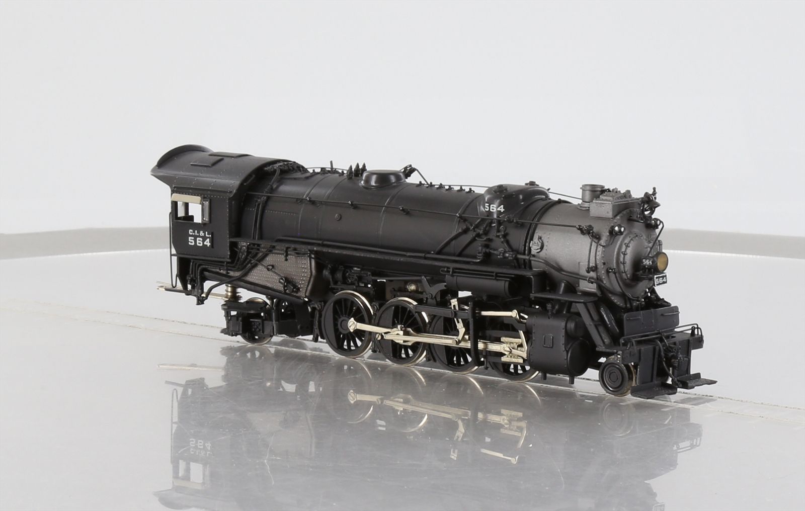 HO Brass Model Steam Locomotive - OMI 1423.1 CI&L MONON J-3 2-8-2 #564 ...