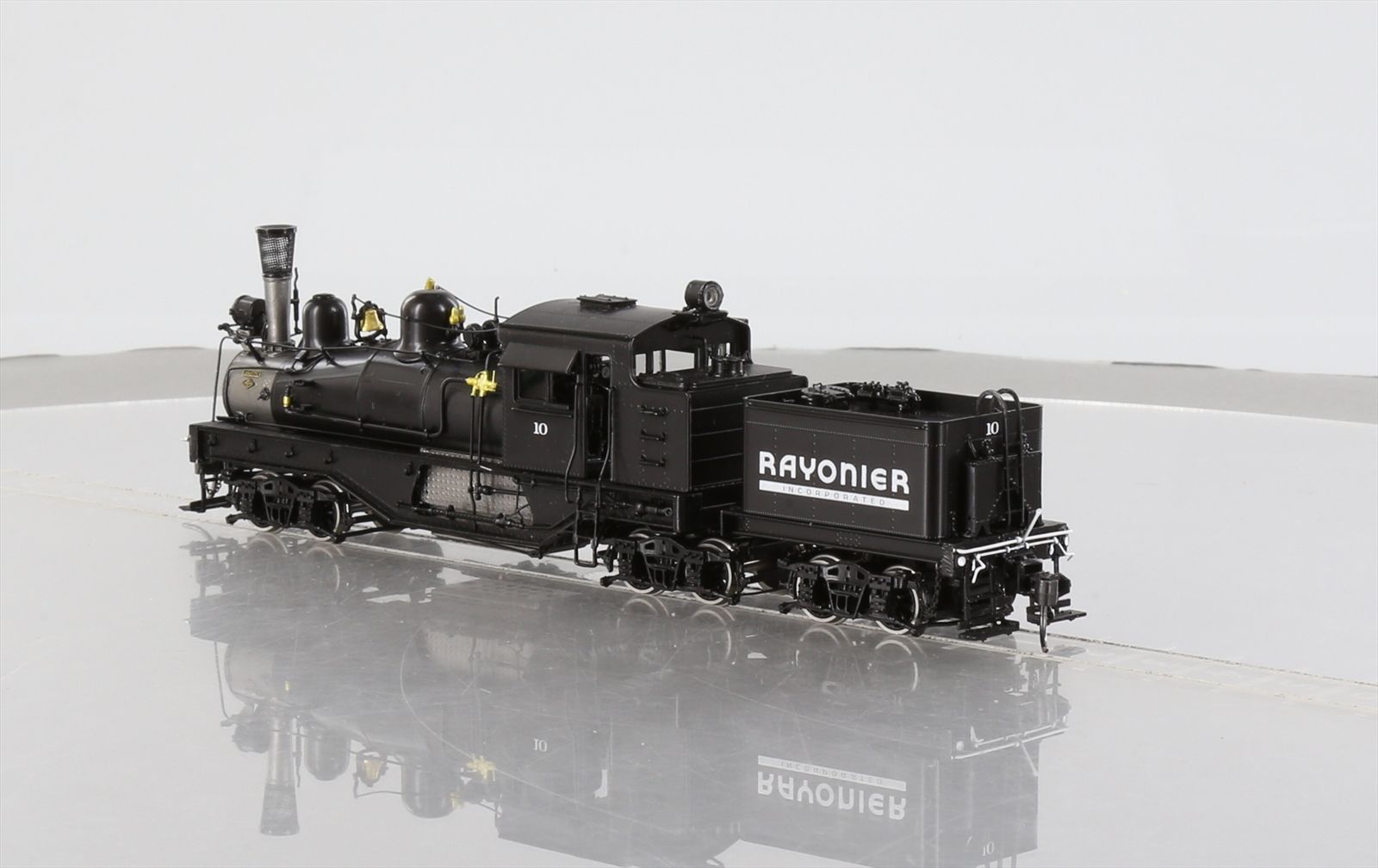 HO Scale Brass Model Train GPM-3348 Pacific Coast Shay - Rayonier #10 ...