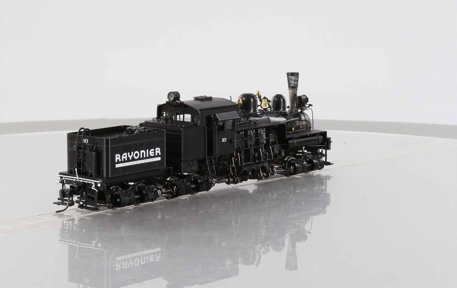 HO Scale Brass Model Train GPM-3348 Pacific Coast Shay - Rayonier #10 ...