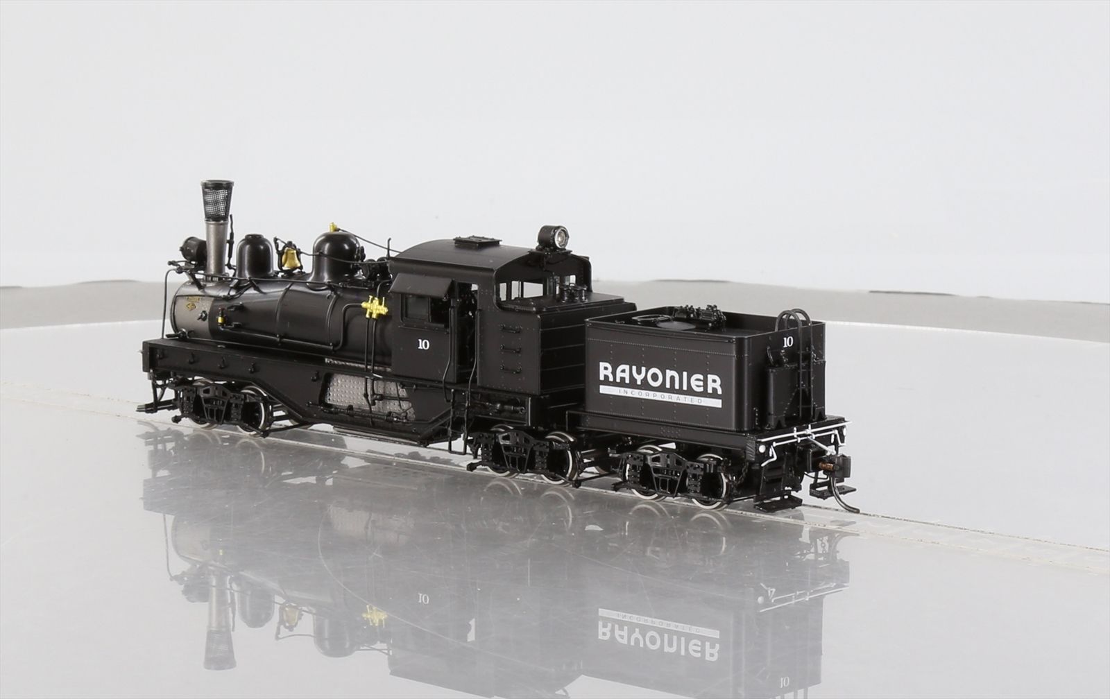 HO Scale Brass Model Train GPM-3348 Pacific Coast Shay - Rayonier #10 ...