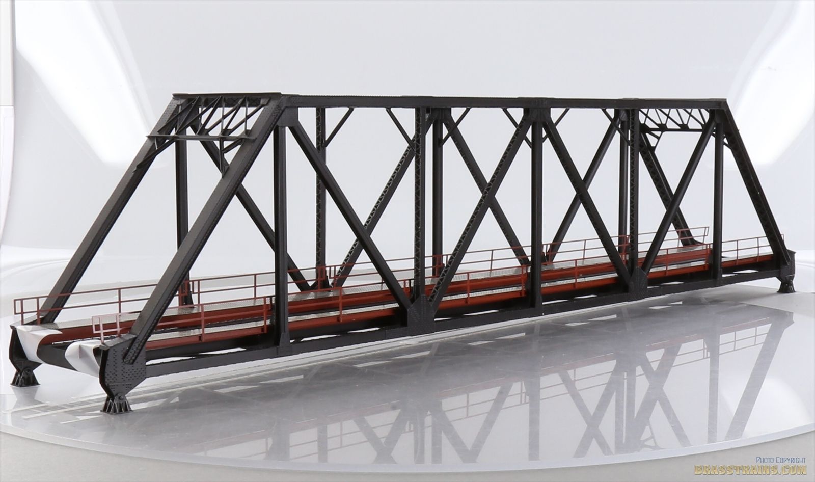 HO Brass Model Structure - BLMA 150' Truss Bridge Circa 1930 - F/P Black