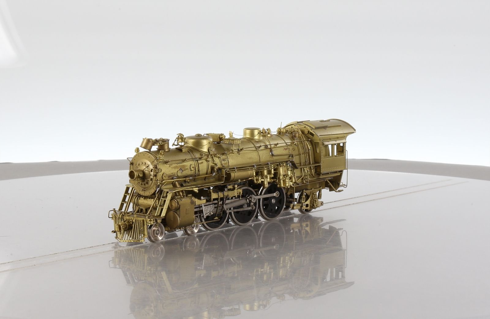 HO Brass KEY ATSF Santa Fe 4-6-2 Pacific 3400 w/ Box Pok Drivers ...