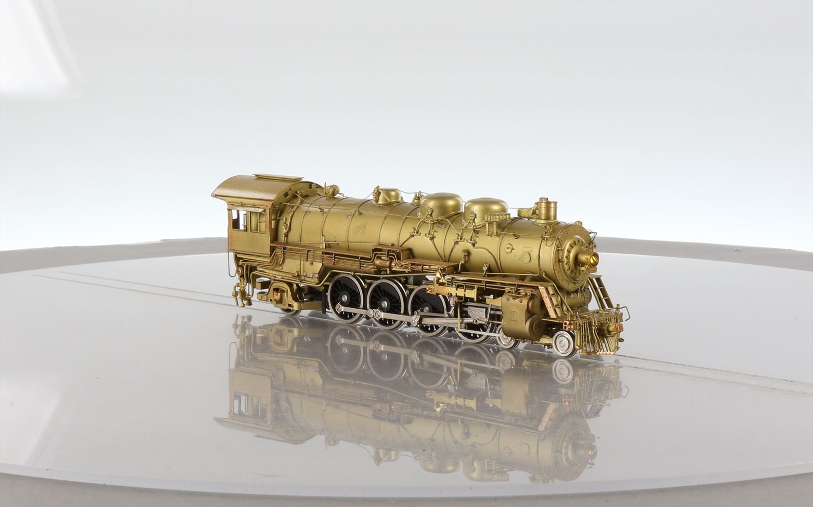 HO Brass Model - Sunset AT&SF Santa Fe 3700 Class 4-8-2 Steam - Unpainted