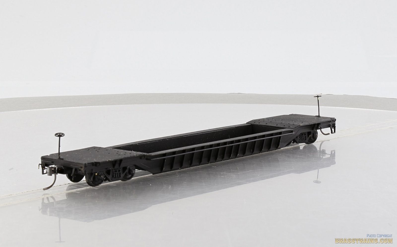 HO Brass Model - AWE AWE-47 Greenville 65' Well Car w/ 4-Axle Trucks ...