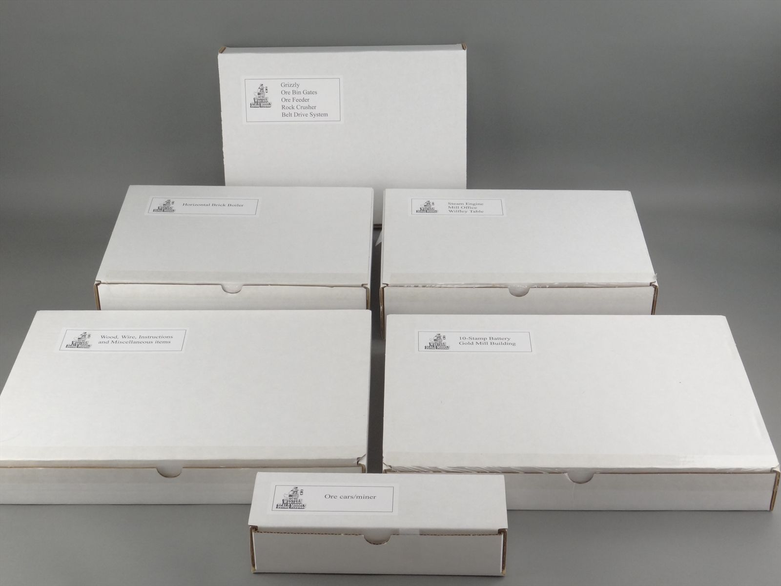 F 1:20.3 Crafstman Kit - WSM Western Scale Models MF-97 10-Stamp Gold ...