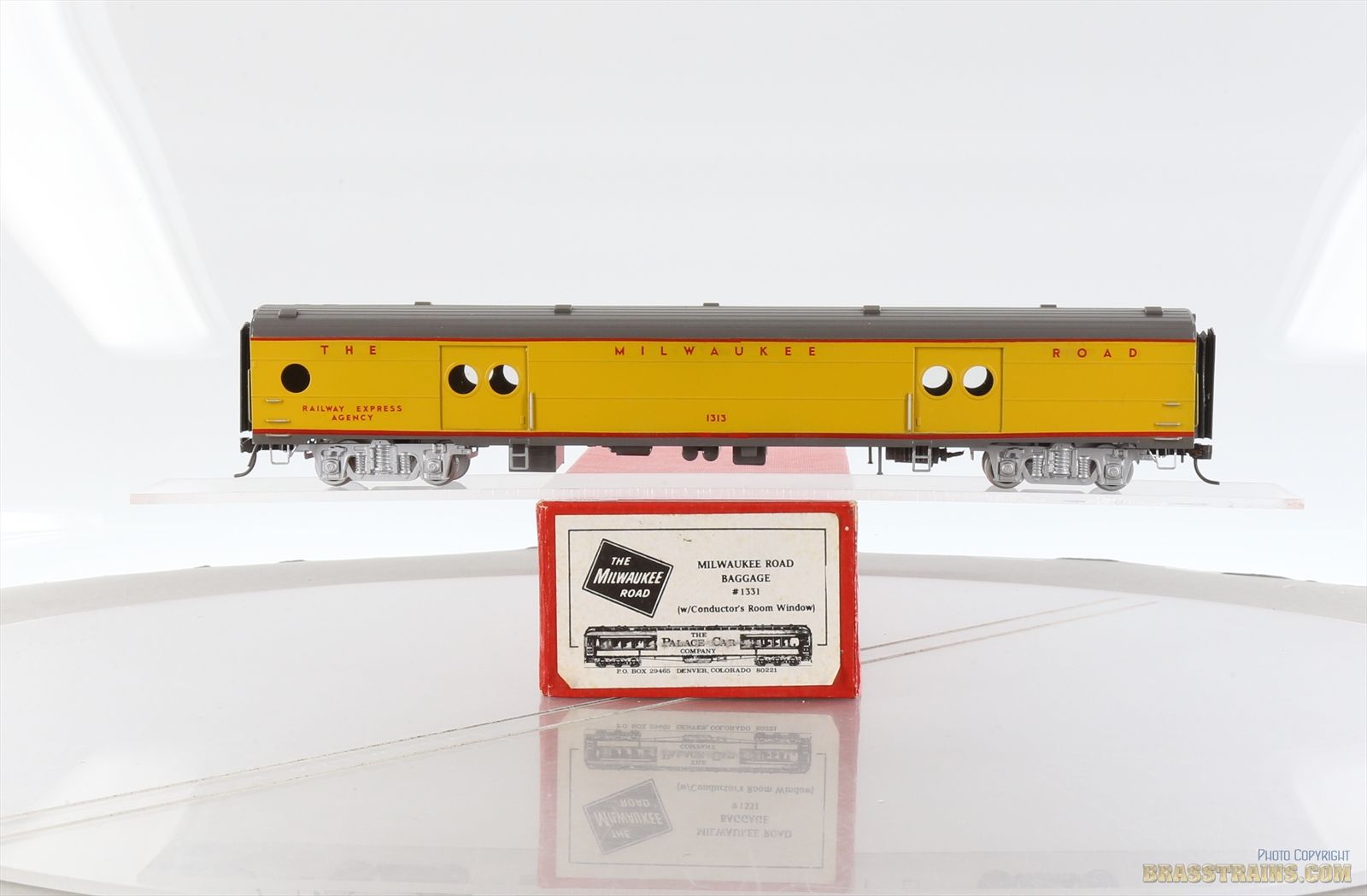HO Brass Model - The Palace Car Company Milwaukee Road Passenger Car ...