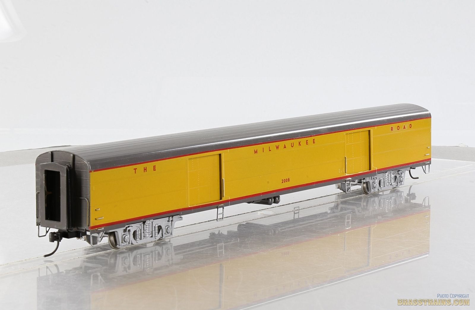 HO Brass Model - Palace Car Company Milwaukee 85' Mail Storage Car ...