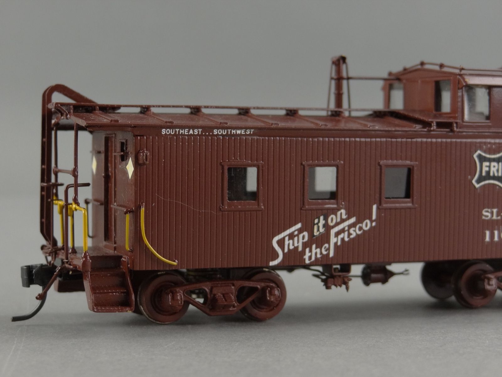 HO Brass Model - OMI 1129 SLSF Frisco Wood Caboose w/ Steel Cupola ...