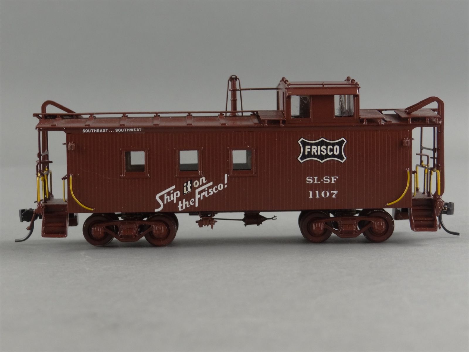 HO Brass Model - OMI 1129 SLSF Frisco Wood Caboose w/ Steel Cupola ...