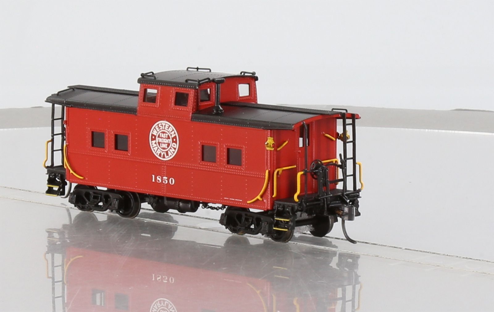 HO Brass Model - OMI 1253 WM Western Maryland NE Steel Caboose #1850 ...