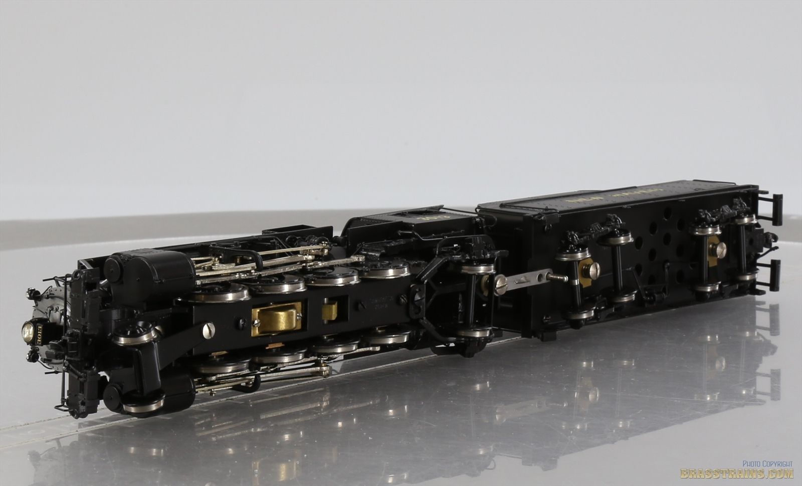 HO Brass Model Train - Key NH New Haven 2-8-2 J-1 Mikado #3013 - Custom
