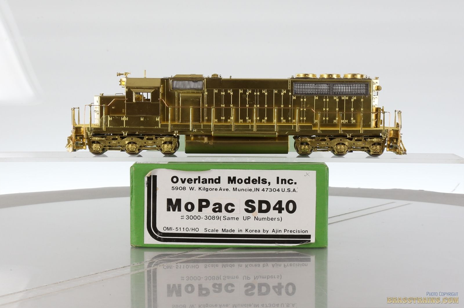 HO Brass Model - OMI 5110 MP MoPac Missouri Pacific SD40 #3000-3089 - Unpainted