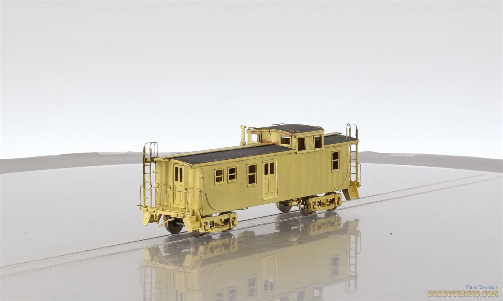 HO Brass Model - OMI 1169 FEC Florida East Coast Wood Side-Door Caboose ...