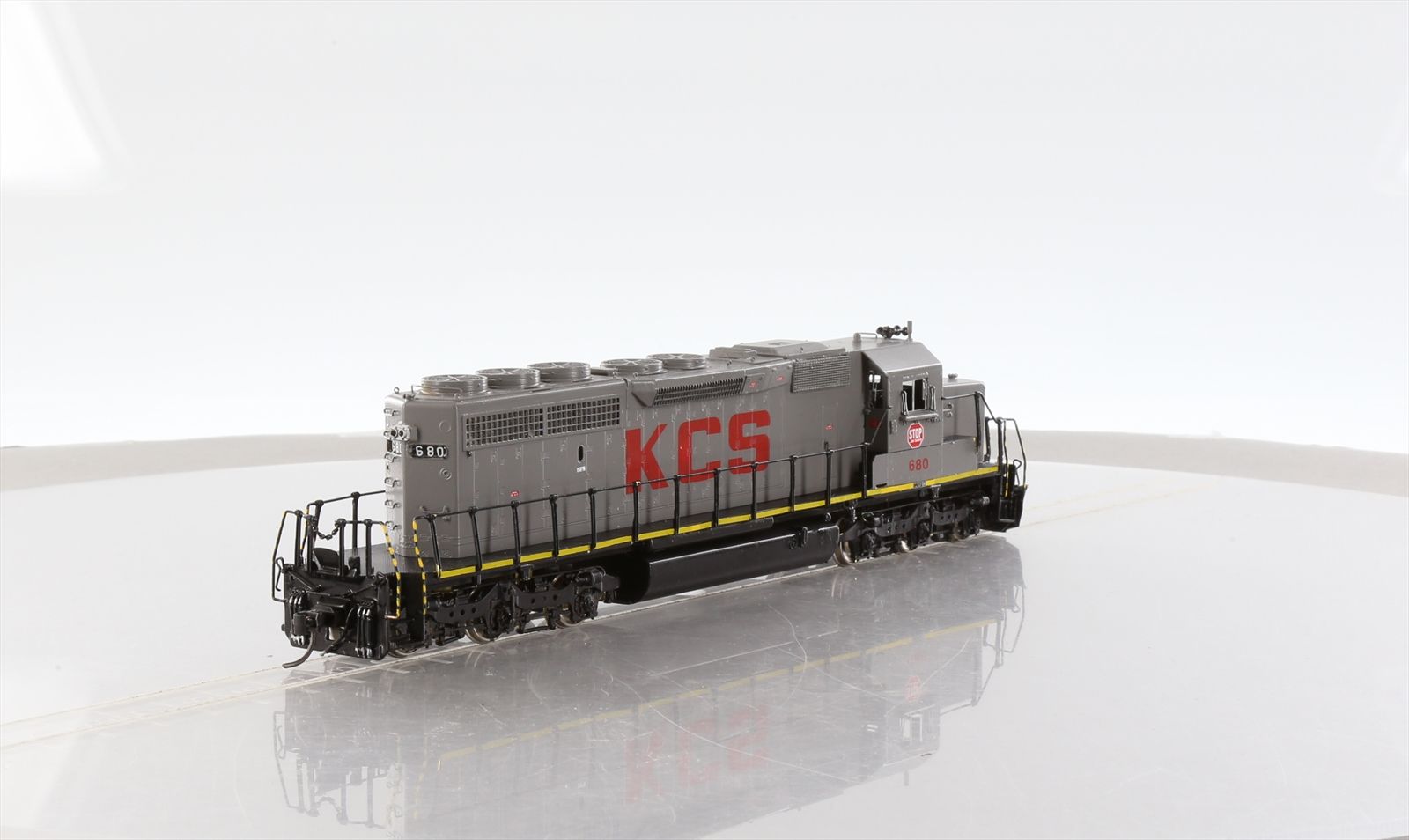 HO Brass Model - OMI 5329 UP as KCS Kansas City Southern #680 SD40-2 116" Snoot Nose - Custom