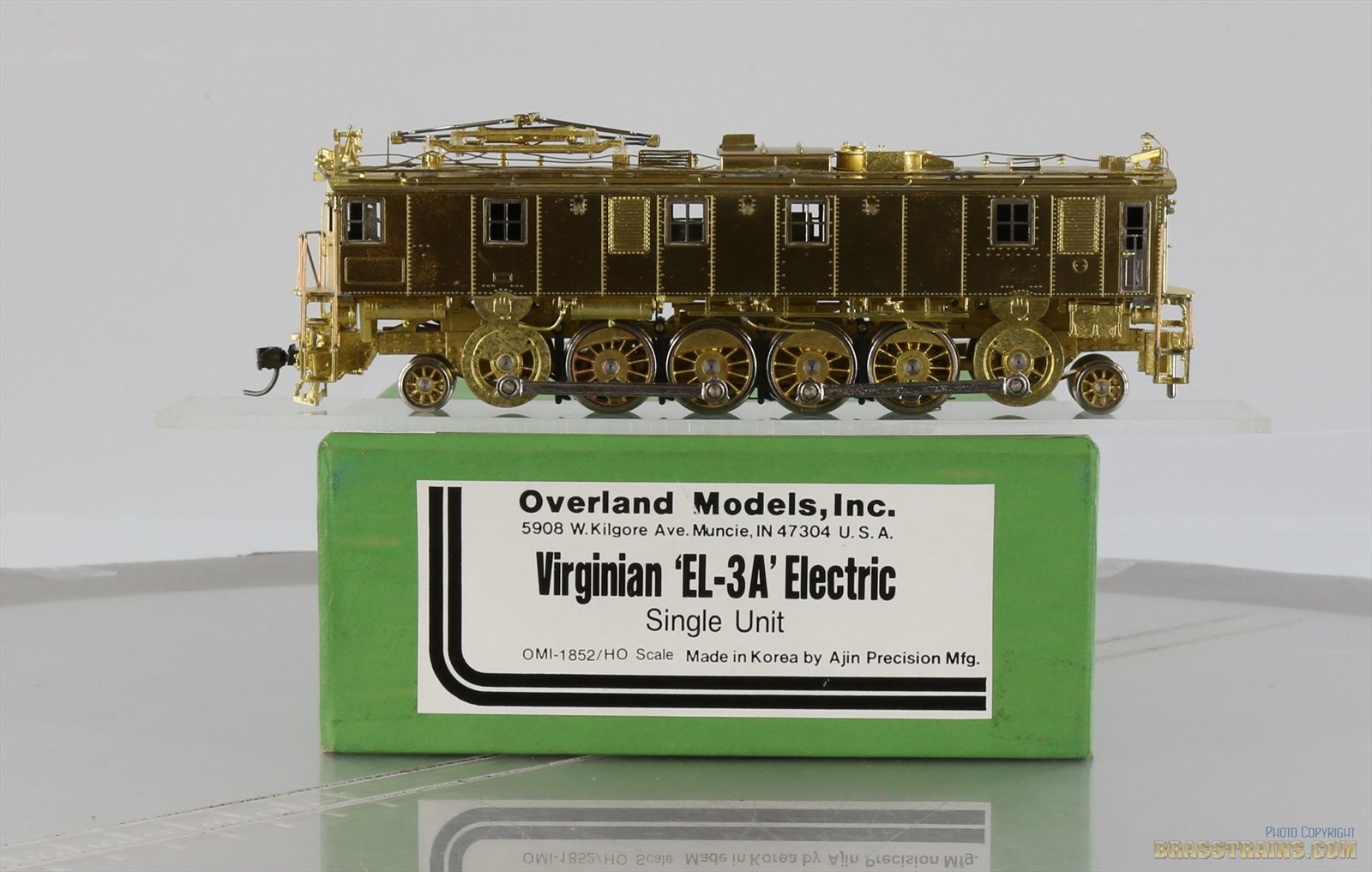 HO Brass Model - OMI 1852 VGN Virginian EL-3A Electric Single Unit ...